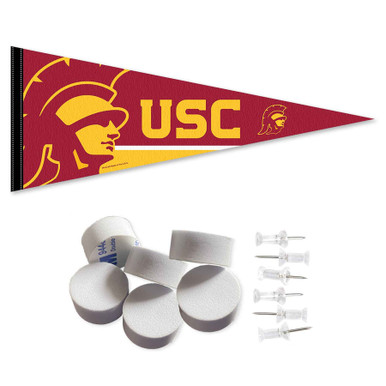 USC Trojans Pennant with Tack Wall Pads - State Street Products