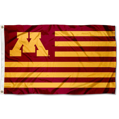 Minnesota Gophers Striped Flag - State Street Products