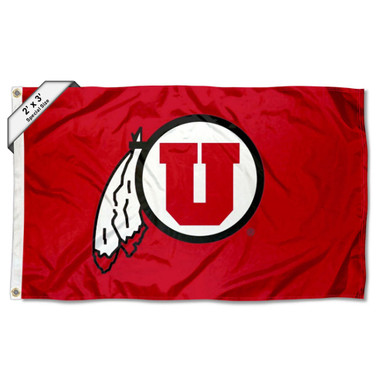 Utah Utes 2x3 Foot Small Flag - State Street Products