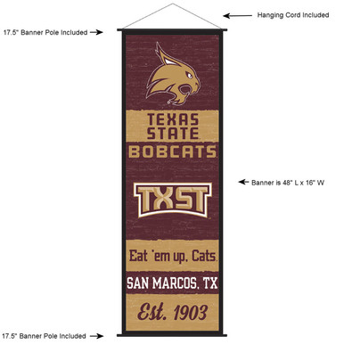 Texas State University Decor and Banner - State Street Products