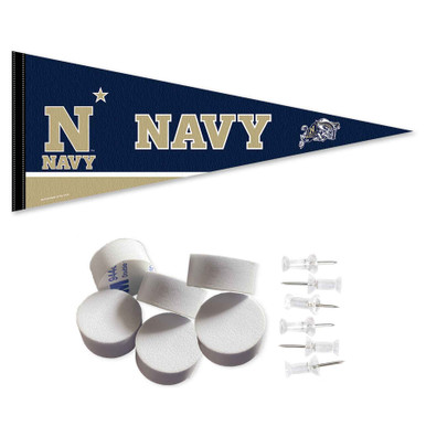 US Navy Midshipmen Banner Pennant with Tack Wall Pads - State Street ...