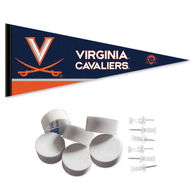 University of Virginia Banner Pennant with Tack Wall Pads - State ...