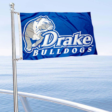 Drake Bulldogs Boat and Mini Flag - State Street Products