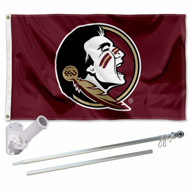 Florida State Seminoles New Logo Flag Pole and Bracket Kit - State ...