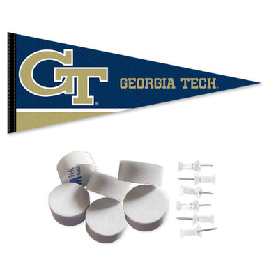 Georgia Tech Banner Pennant with Tack Wall Pads - State Street Products