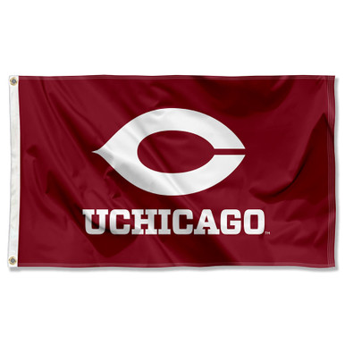 Chicago Maroons Wordmark Flag - State Street Products