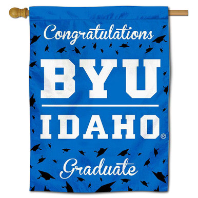 BYU Idaho Congratulations Graduate Flag - State Street Products