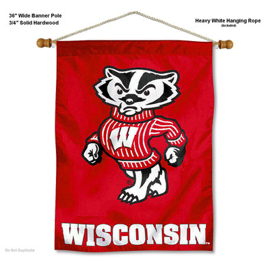 Wisconsin Badgers Wall Banner - State Street Products