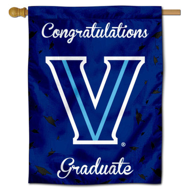 Villanova Wildcats Congratulations Graduate Flag - State Street Products