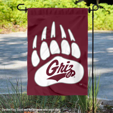 Montana Griz Paw Garden Flag - State Street Products