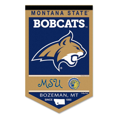 Montana State Bobcats Heritage Logo History Banner - State Street Products