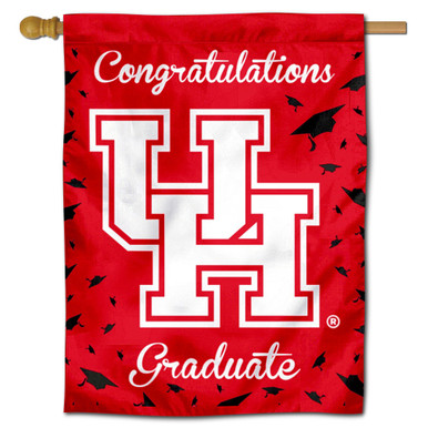 Houston Cougars Congratulations Graduate Flag - State Street Products