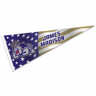 James Madison Dukes Nation USA Stars and Stripes Pennant - State Street ...