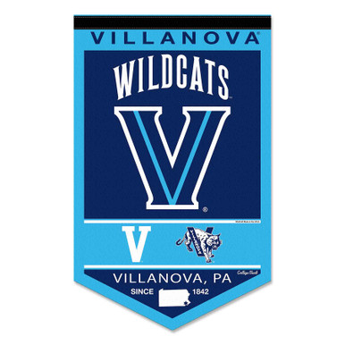Villanova Wildcats Heritage Logo History Banner - State Street Products