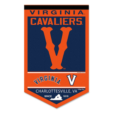 Virginia Cavaliers Heritage Logo History Banner - State Street Products