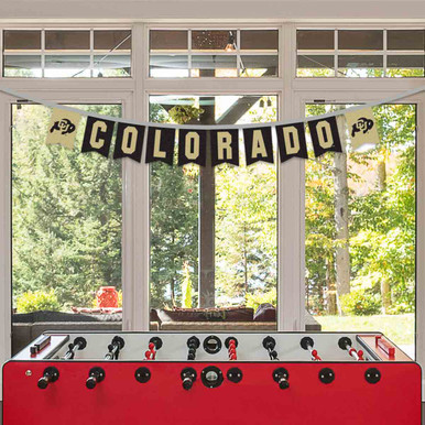 Colorado Buffaloes Banner String Pennant Flags - State Street Products