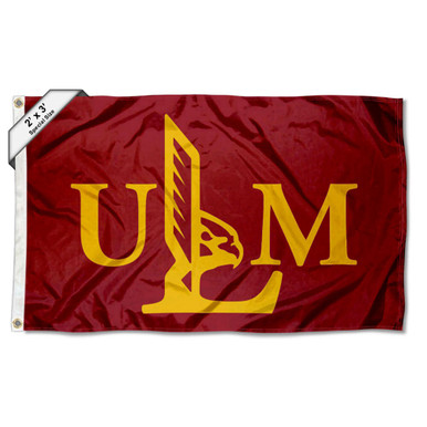 Louisiana Monroe Warhawks Small 2x3 Flag - State Street Products