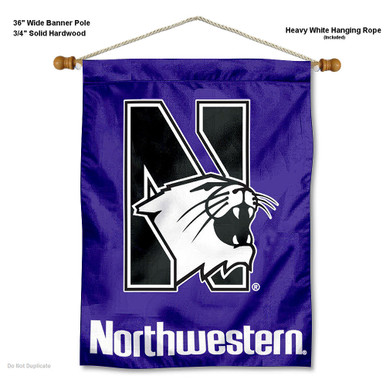 Northwestern Wildcats Wall Banner - State Street Products