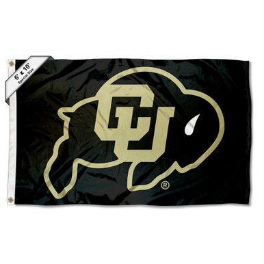 Colorado CU Buffaloes Black 6x10 Flag - State Street Products