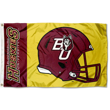 BU Huskies Football Helmet Flag - State Street Products