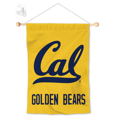 Cal Berkeley Golden Bears Banner with Suction Cup - State Street Products