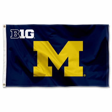 University of Michigan Big 10 Flag - State Street Products