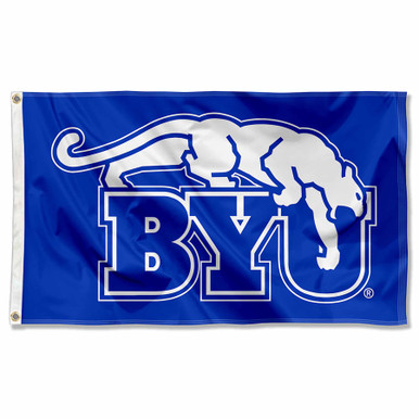 Brigham Young Cougars BYU Royal Blue Flag - State Street Products