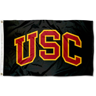 USC Trojans Black Flag - State Street Products