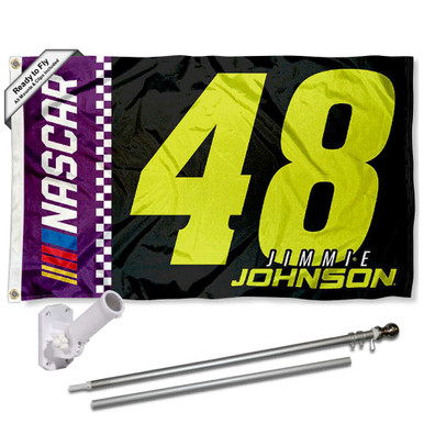 Jimmie Johnson Flag Pole and Bracket Mount Kit - State Street Products