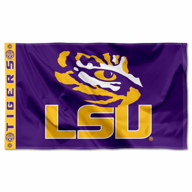 Louisiana State LSU Tigers Printed Header 3x5 Flag - State Street Products