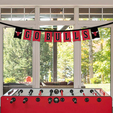 Chicago Bulls Banner String Pennant Flags - State Street Products