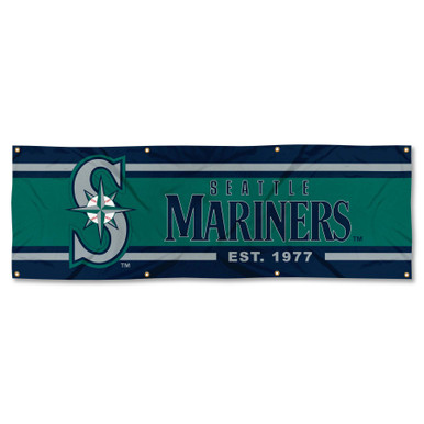 Seattle Mariners 6 Foot Banner - State Street Products