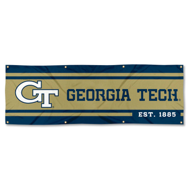 Georgia Tech Yellow Jackets 6 Foot Banner - State Street Products