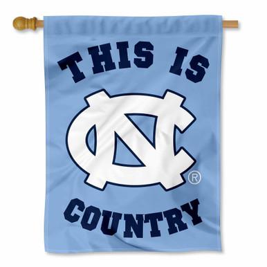 UNC Tar Heels Country Double Sided House Flag - State Street Products