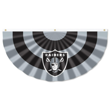 Las Vegas Raiders Bunting Pleated Fan Banner - State Street Products