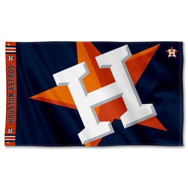 Houston Astros Printed Header 3x5 Flag - State Street Products