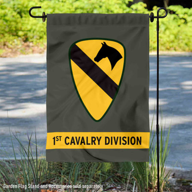 US Army 1st Cavalry Division Garden Flag - State Street Products