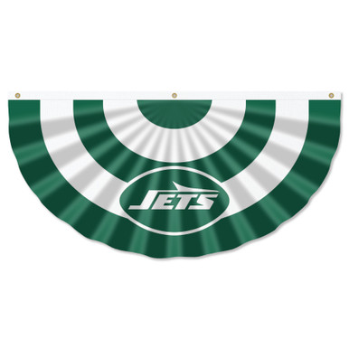 New York Jets Bunting Pleated Fan Banner - State Street Products