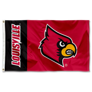 University of Louisville Wordmark Logo Flag - State Street Products