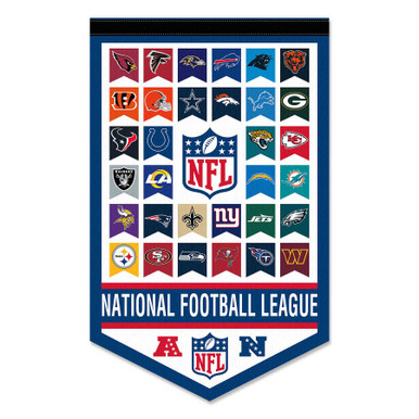 NFL All Team Logo Banner - State Street Products