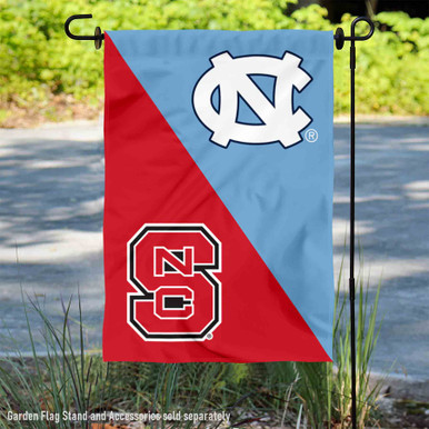 North Carolina vs North Carolina State House Divided Garden Flag ...