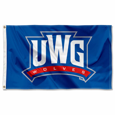 West Georgia Wolves Wordmark Flag - State Street Products