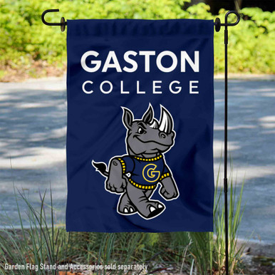 Gaston College Wordmark Logo Garden Flag - State Street Products