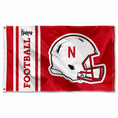 Nebraska Cornhuskers Football Flag - State Street Products