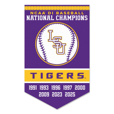 Louisiana State LSU Tigers 8 Time College Baseball National Champions ...