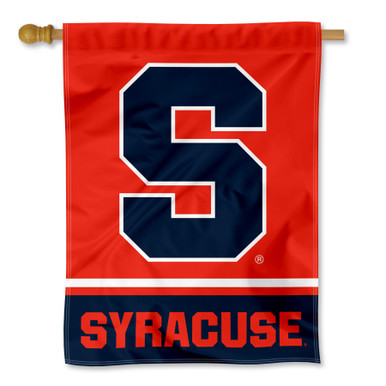 Syracuse Orange Wordmark Logo Banner Flag - State Street Products