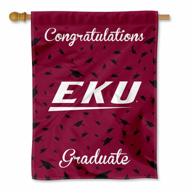 Eastern Kentucky University Graduation Gift Flag - State Street Products