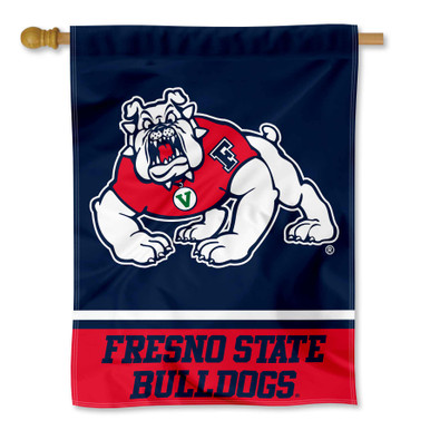 Fresno State University Bulldogs Wordmark Logo Banner Flag - State ...