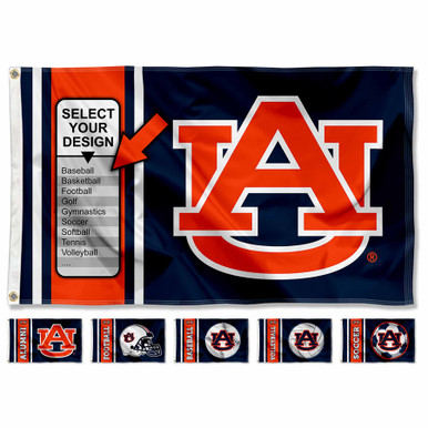 Auburn Multi-Sport 3x5 Flag - State Street Products