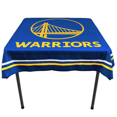 Golden State Warriors Tablecloth 48 Inch Table Cover - State Street ...
